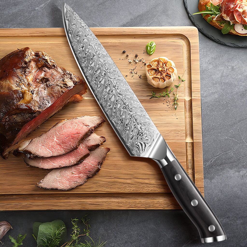 Kaminari Damascus 13inch knife – KogamiSteel