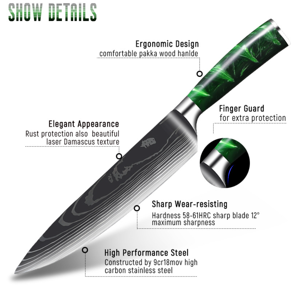 Emerald Series - Kogami Steel Knife Set – KogamiSteel